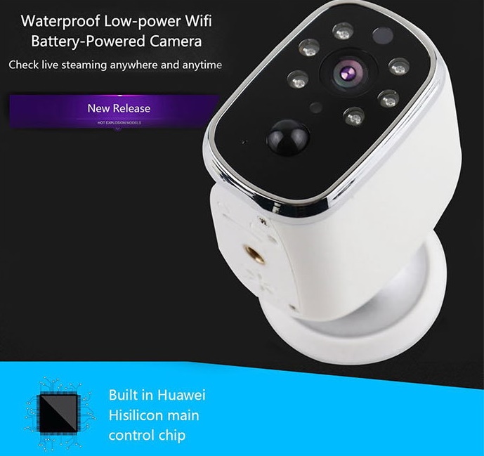 CDP-BC1 Battery IP Camera with Wi-Fi and PIR sensor